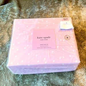 kate spade | Bedding | Nwt Kate Spade Pastel Pink Polka Dots Queen ...